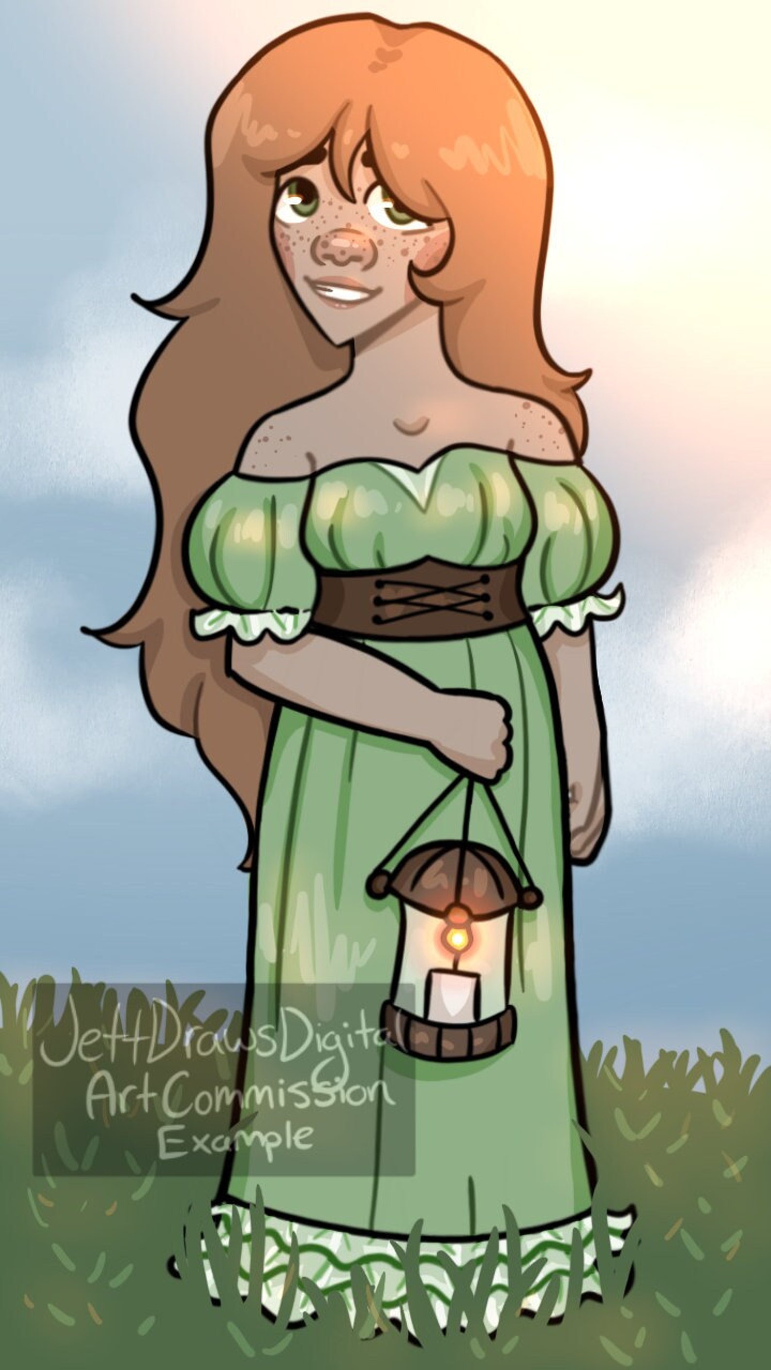 Full Body Character Art Commission Rendered - Etsy UK