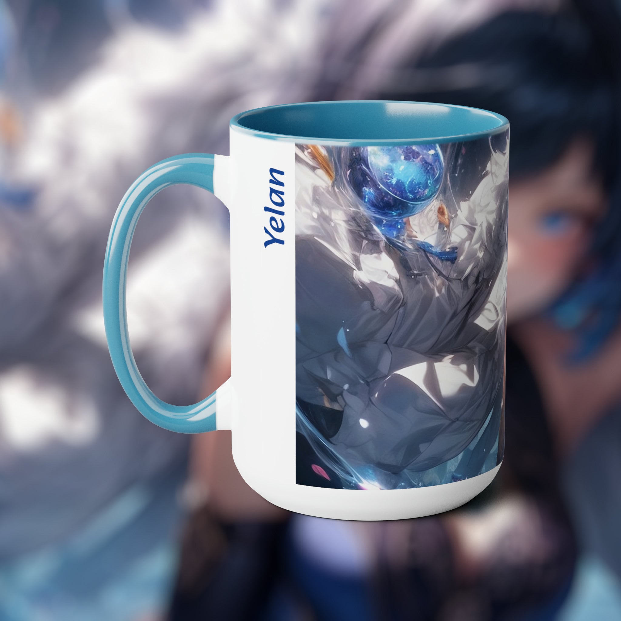 Genshin Impact Mug, Yelan Genshin Mug, Cute Gift for Friends, Holiday ...