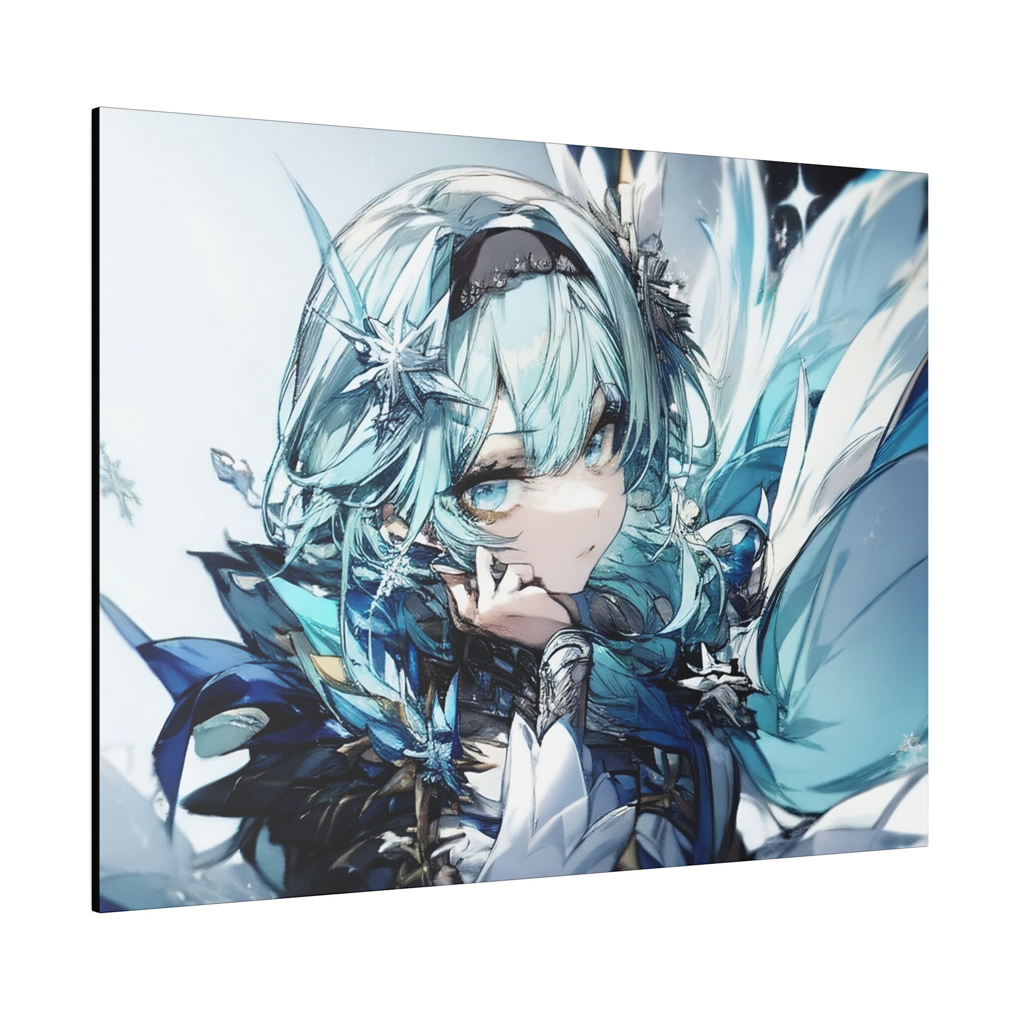 Eula Genshin Impact Canvas, Eula Wall Art, Genshin Print Canvas, Wall ...