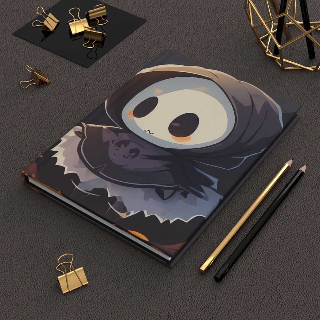 Halloween Journal / Anime Chibi Ghost Journal / Scary Journal / Fancy ...