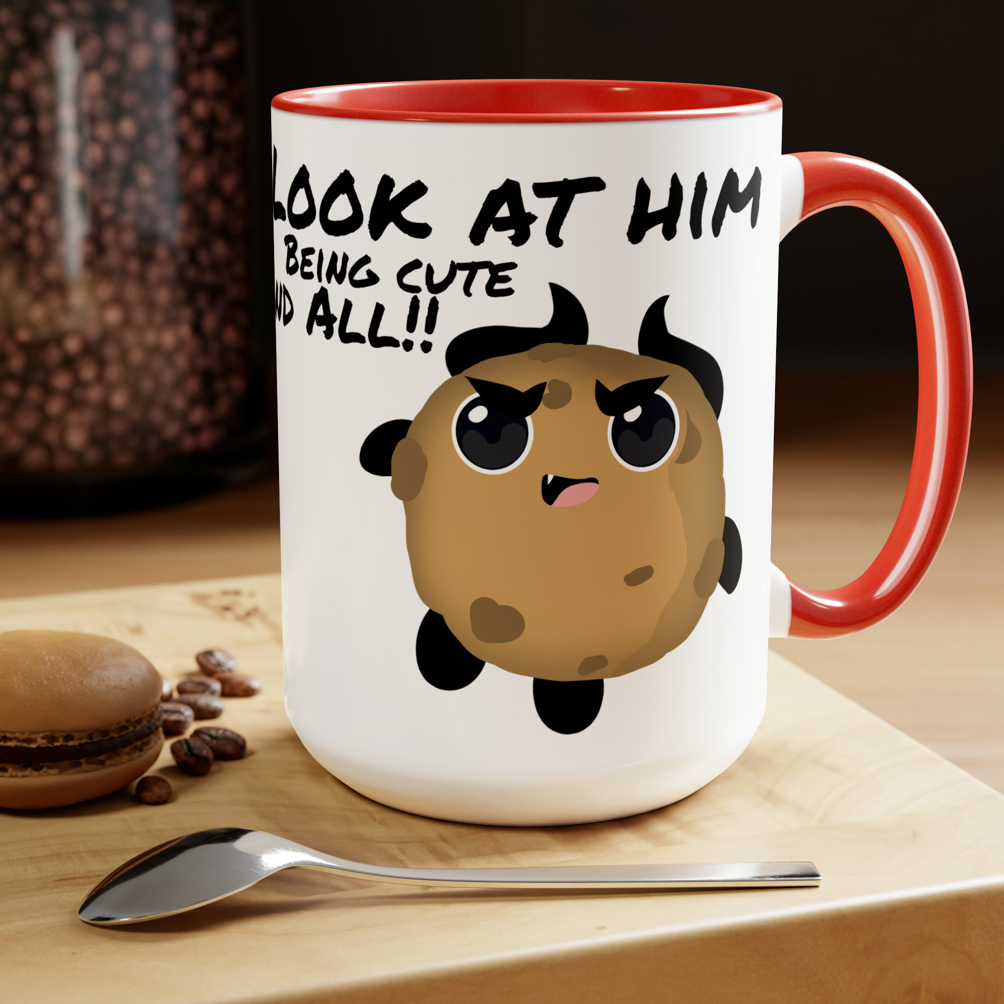 Cookie Monster Coffee Mug Good Cookie Mug Evil Cookie Mug Gift Mug ...