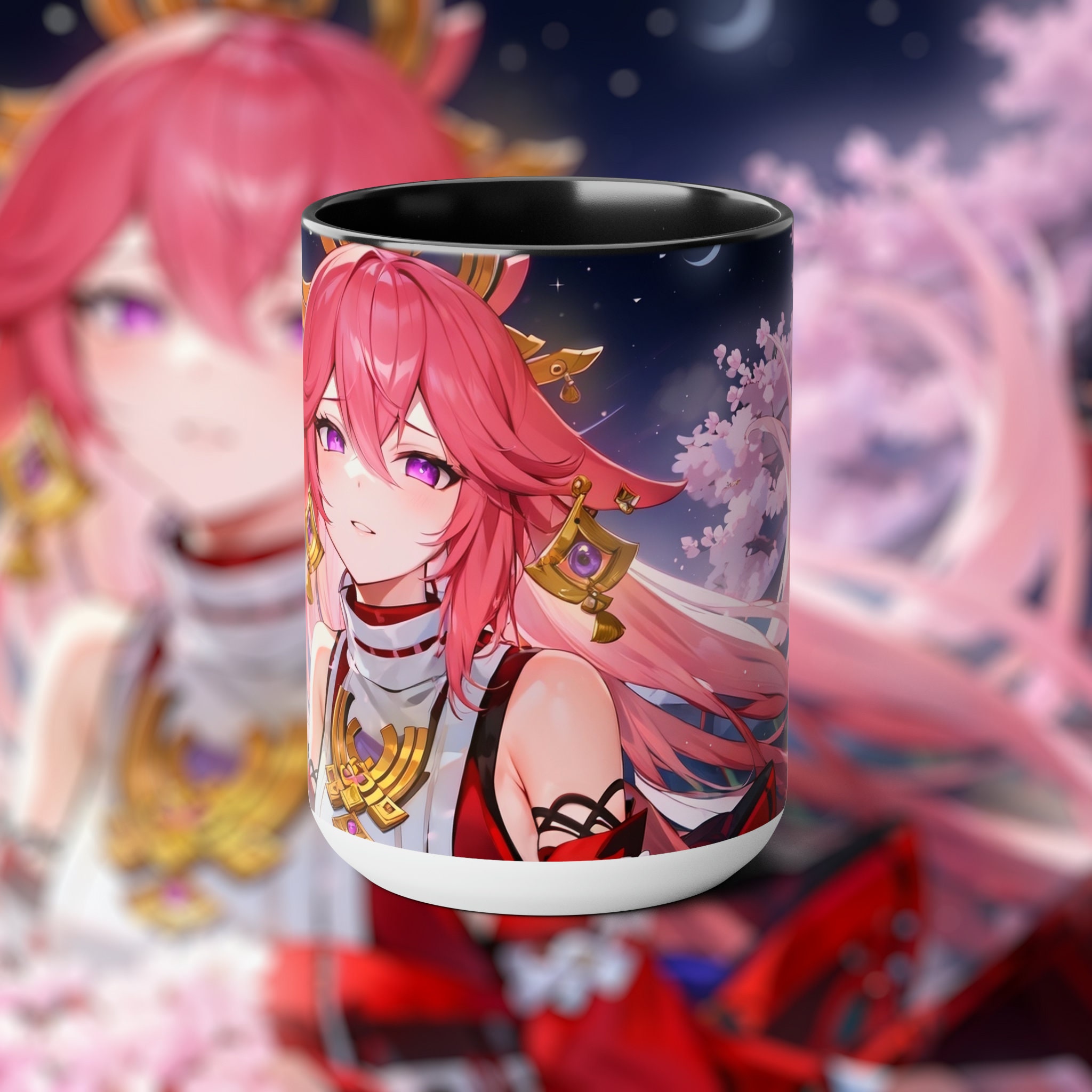 Yae Miko Genshin Impact, Yae Miko Genshin Mug, Cute Gift for Friends ...