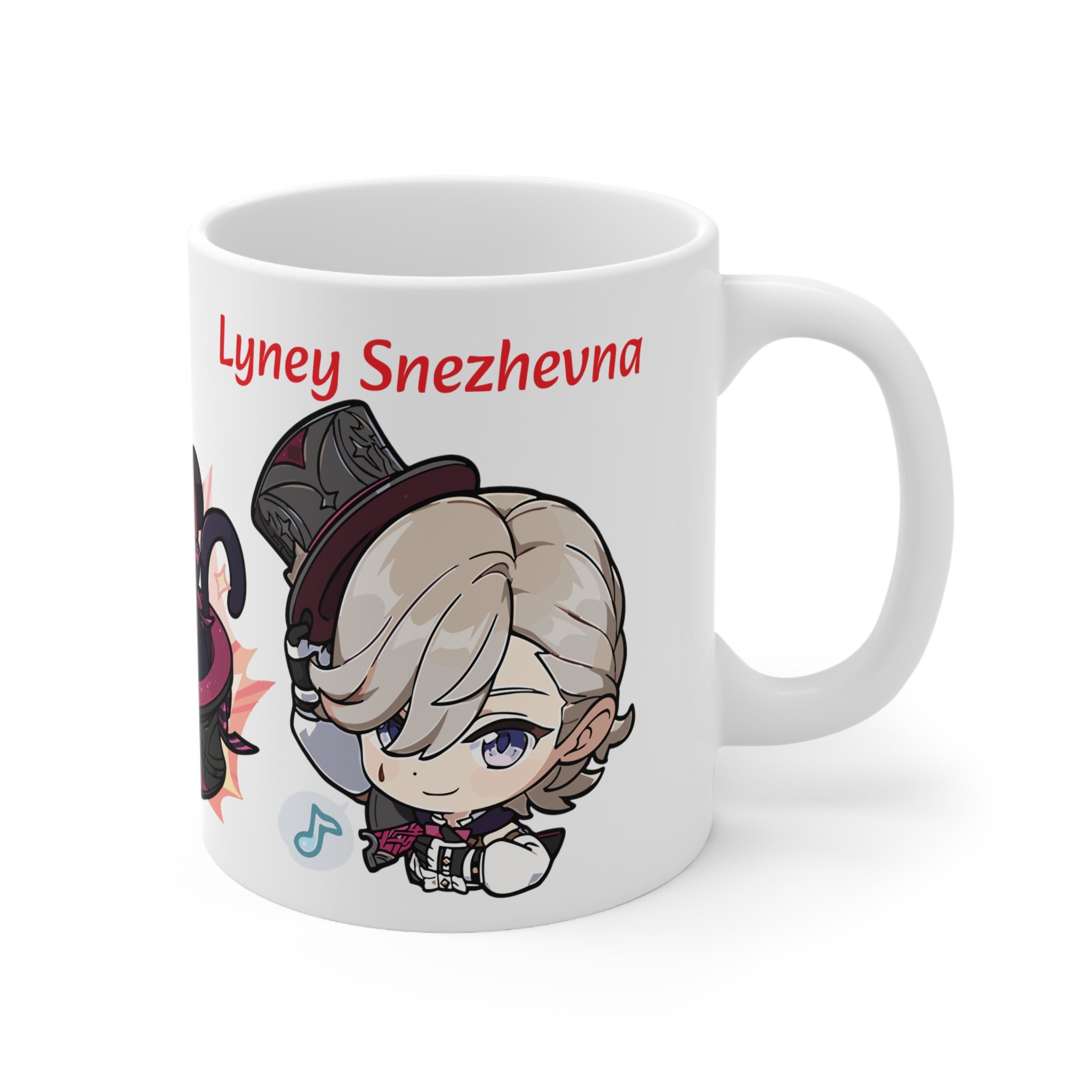 Genshin Impact Mug Coffee Lyney Genshin Mug Cute Chibi Mug - Etsy