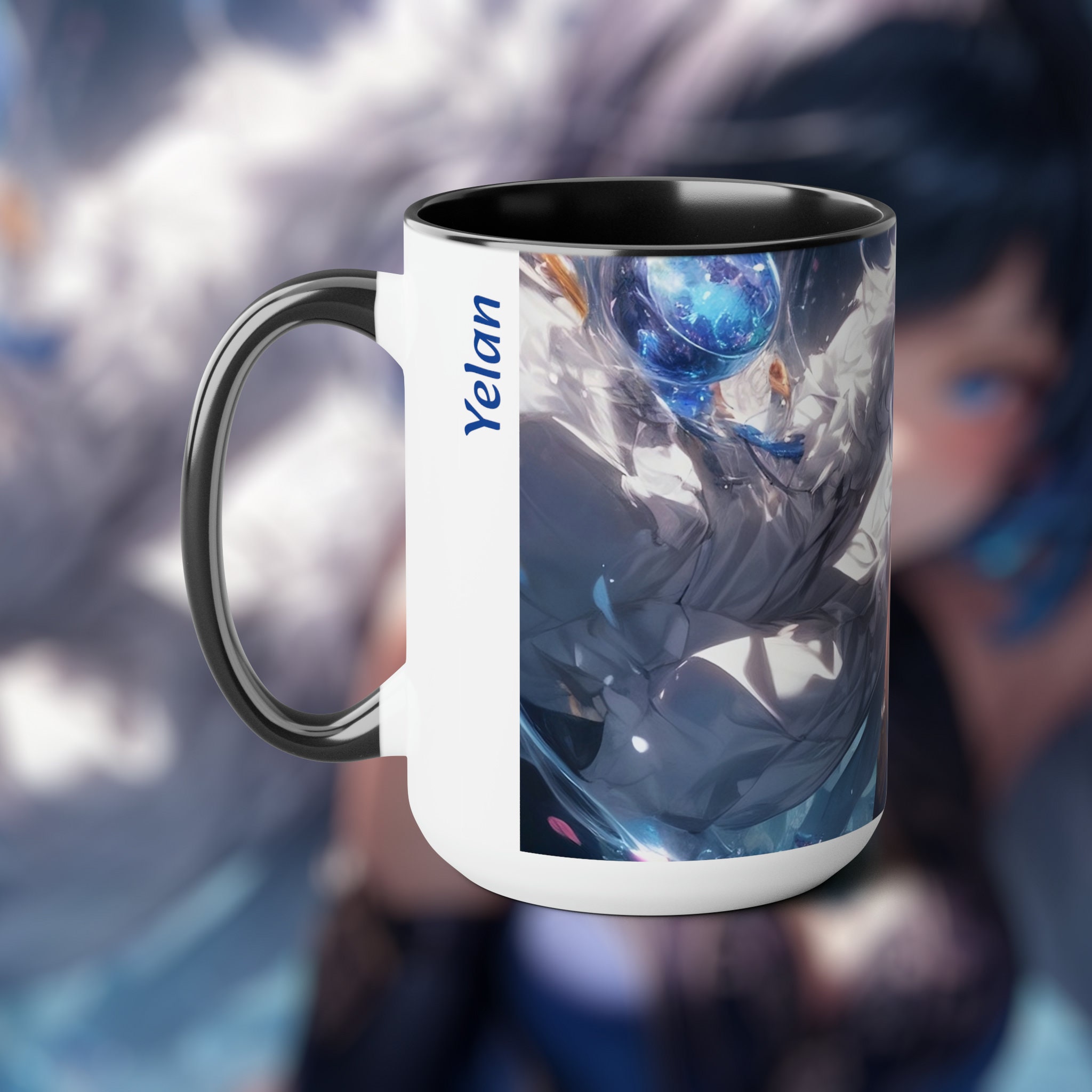 Genshin Impact Mug, Yelan Genshin Mug, Cute Gift for Friends, Holiday ...