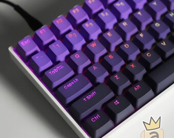 Purple Ombre Keycap Set for Mechanical Keyboard 126 Key Caps - Etsy