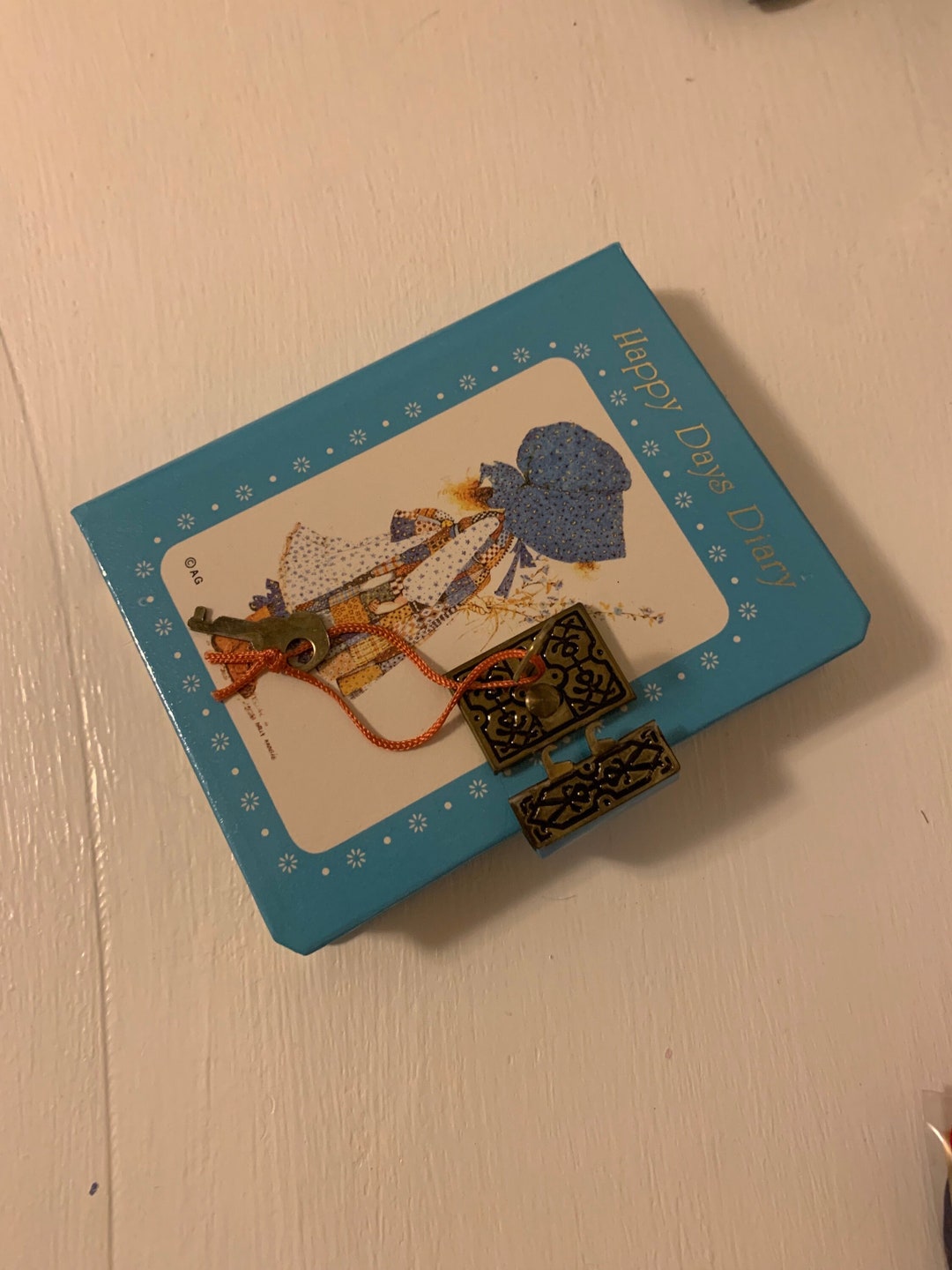 Vintage Holly Hobbie Happy Days Diary With Lock and Key, Excellent ...