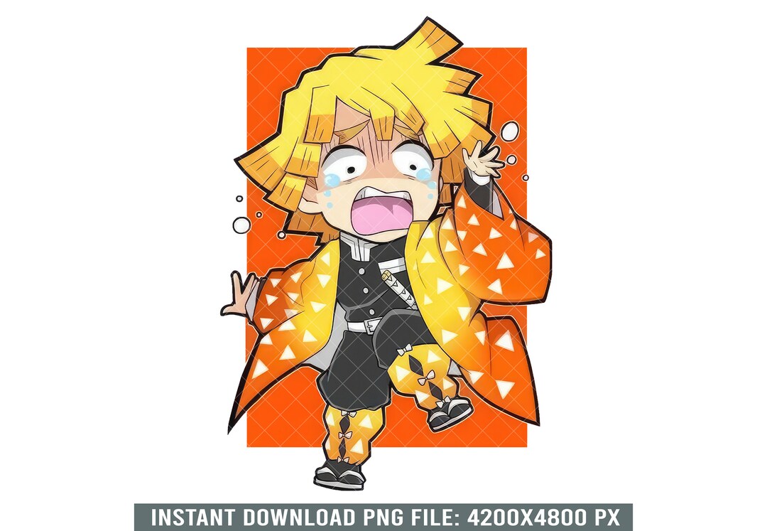 Zenitsu Agatsuma Png Anime Kimetsu Png Images PNG Files - Etsy