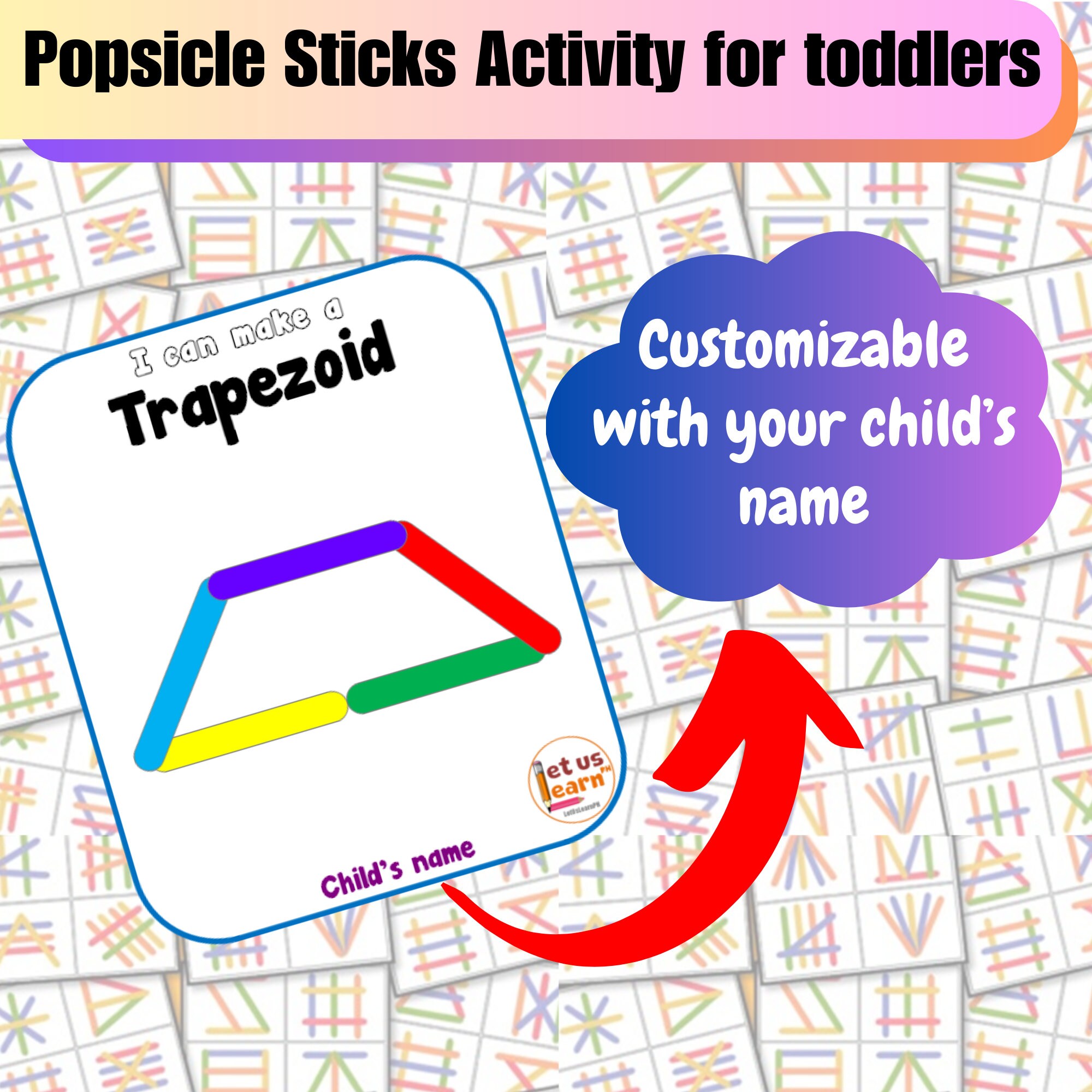 Popsicle Sticks Activity for Toddlers Montessori Printable Activities ...
