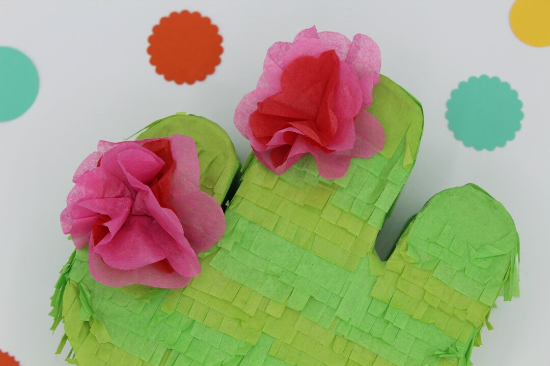 Cactus Pinata READY TO SHIP 8 Inch Cactus Theme Piñata, Cactus Party ...