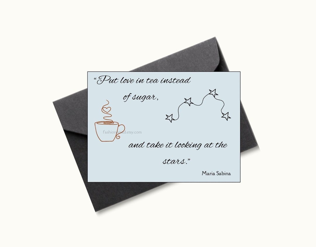 Maria Sabina Quote Greeting Printable Card, Inspirational Card for Any ...