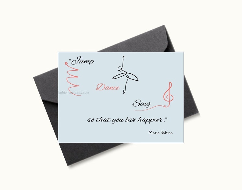 Maria Sabina Quote Greeting Printable Card, Inspirational Card for Any ...