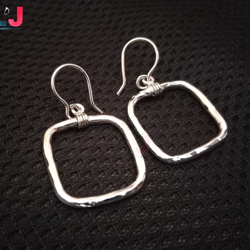 Square Earrings - Etsy