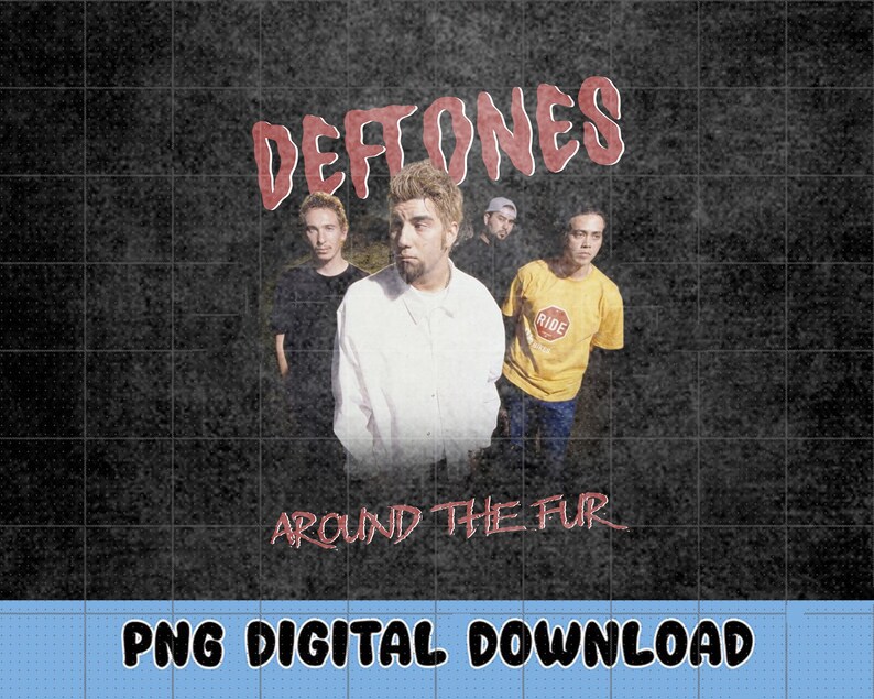 DEFTONES T Shirt Design. PNG Digital 4500x5100 Px. ROCK, Metal, Retro ...