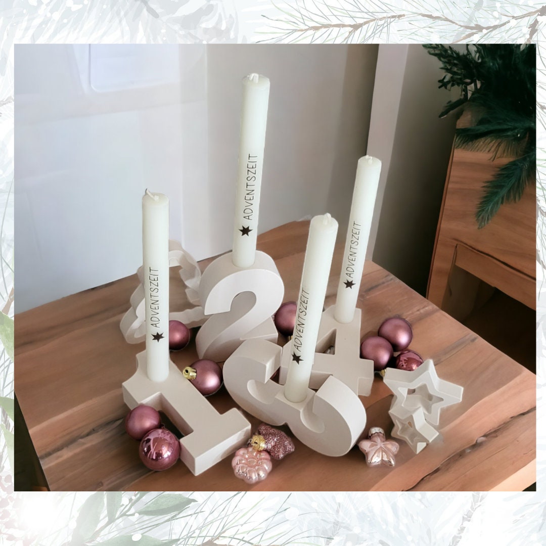 Advent Wreath Numbers - Etsy
