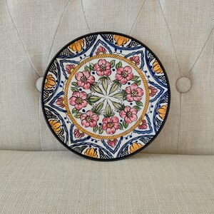Vintage Ceramar Hand Painted Ceramic, Decorative Wall Plate, Colorful ...