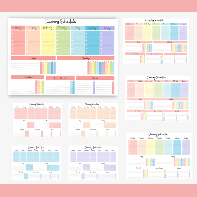Editable House Chores Checklist - Canva Template - Household Management ...