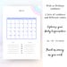 Printable Planner Bundle Colorful Rainbow PDF 2025 2026 2027 Daily ...
