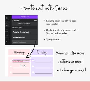 Editable House Chores Checklist - Canva Template - Household Management ...