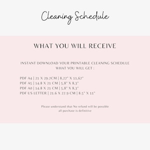 Editable Cleaning Schedule Template Printable - Canva Template ...