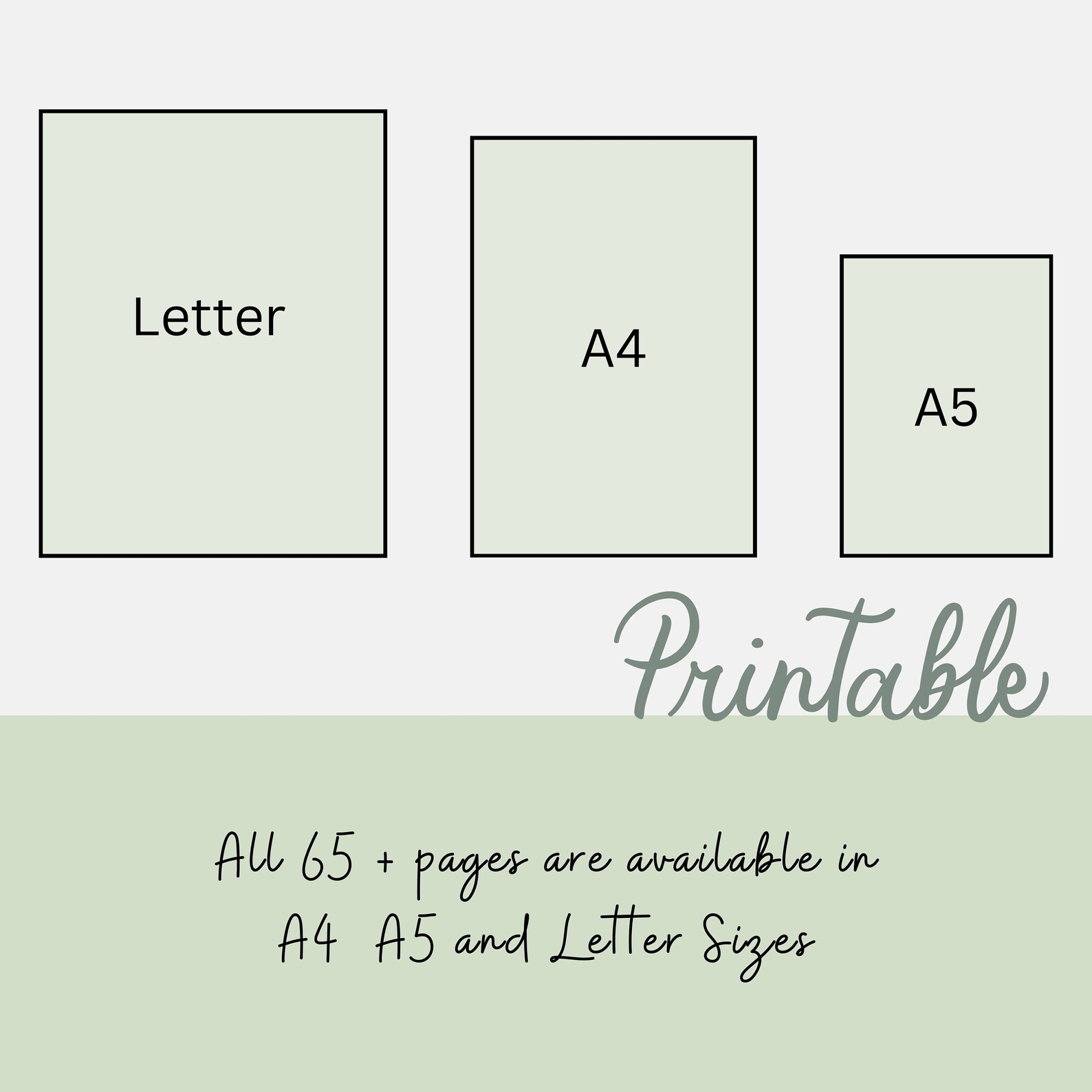 Study Planner Printable PDF A4 A5 Letter Bundle School College Planner ...
