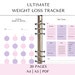 Ultimate Weight Loss Tracker Printable PDF A5 A4 Pink Purple - Etsy