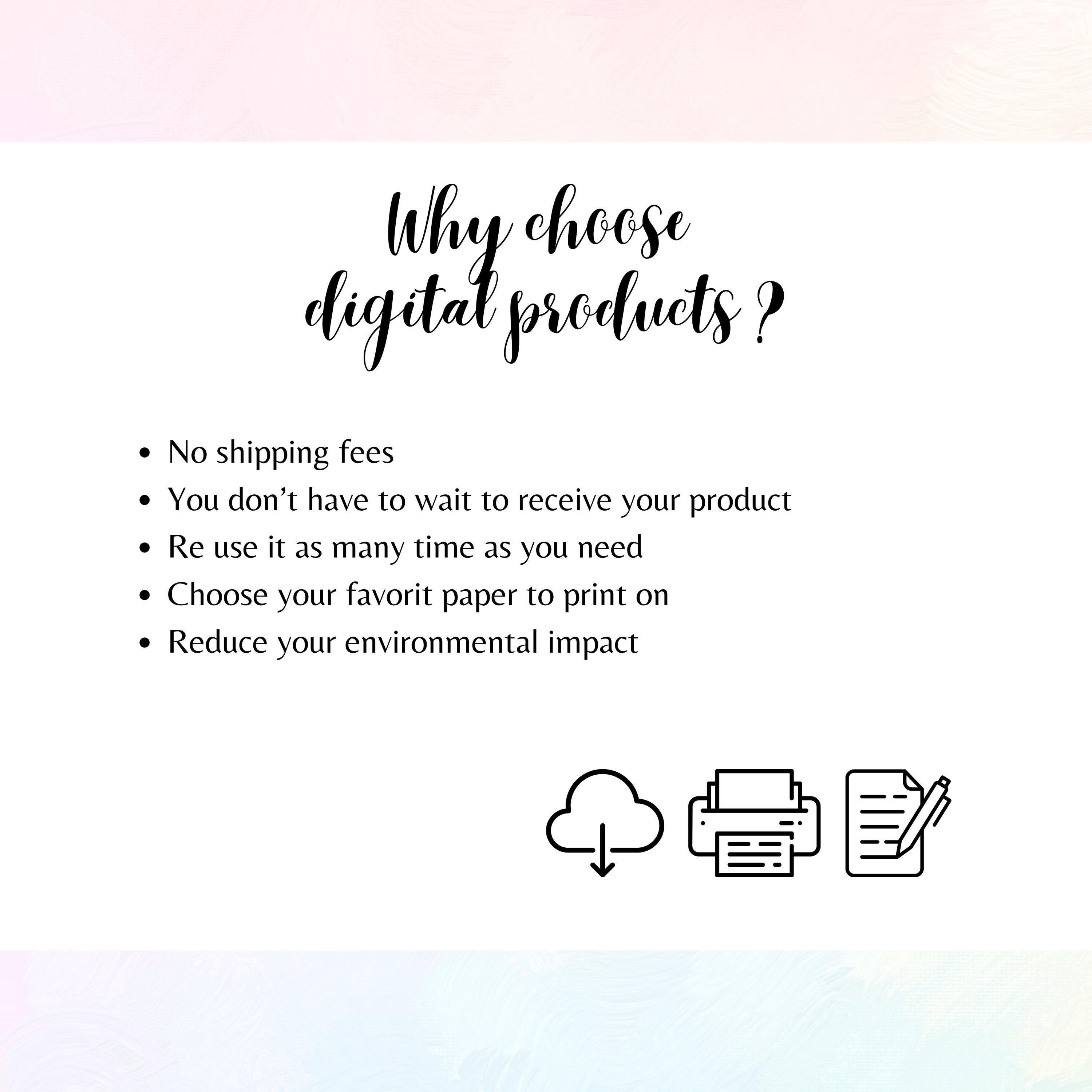 2025 Printable Planner Rainbow Pastel Colorful Bundle PDF 2026 Daily ...