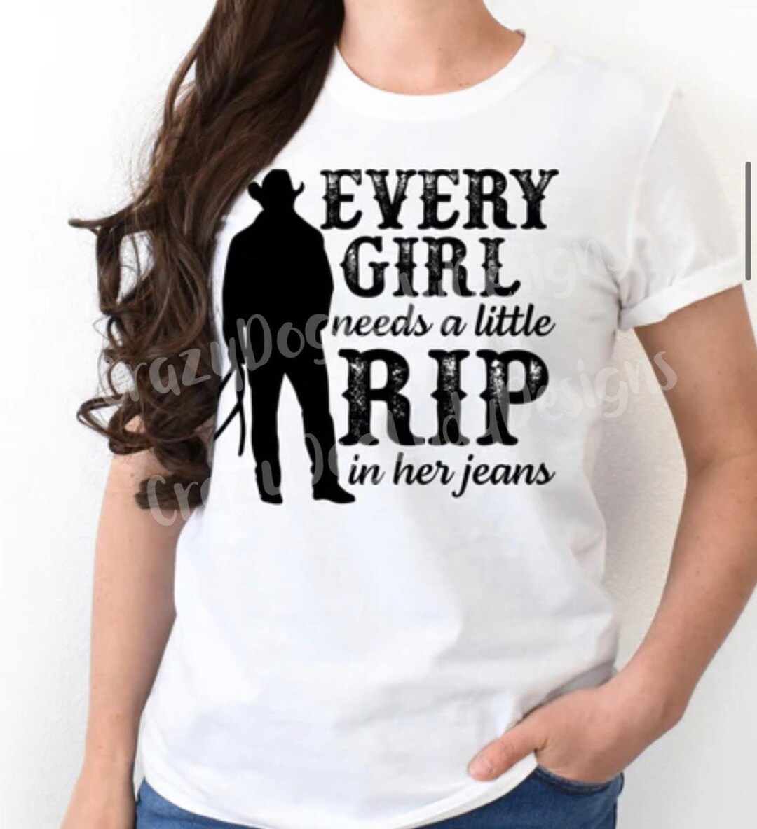 Every Girl Needs a Little Rip in Her Jeans - Etsy