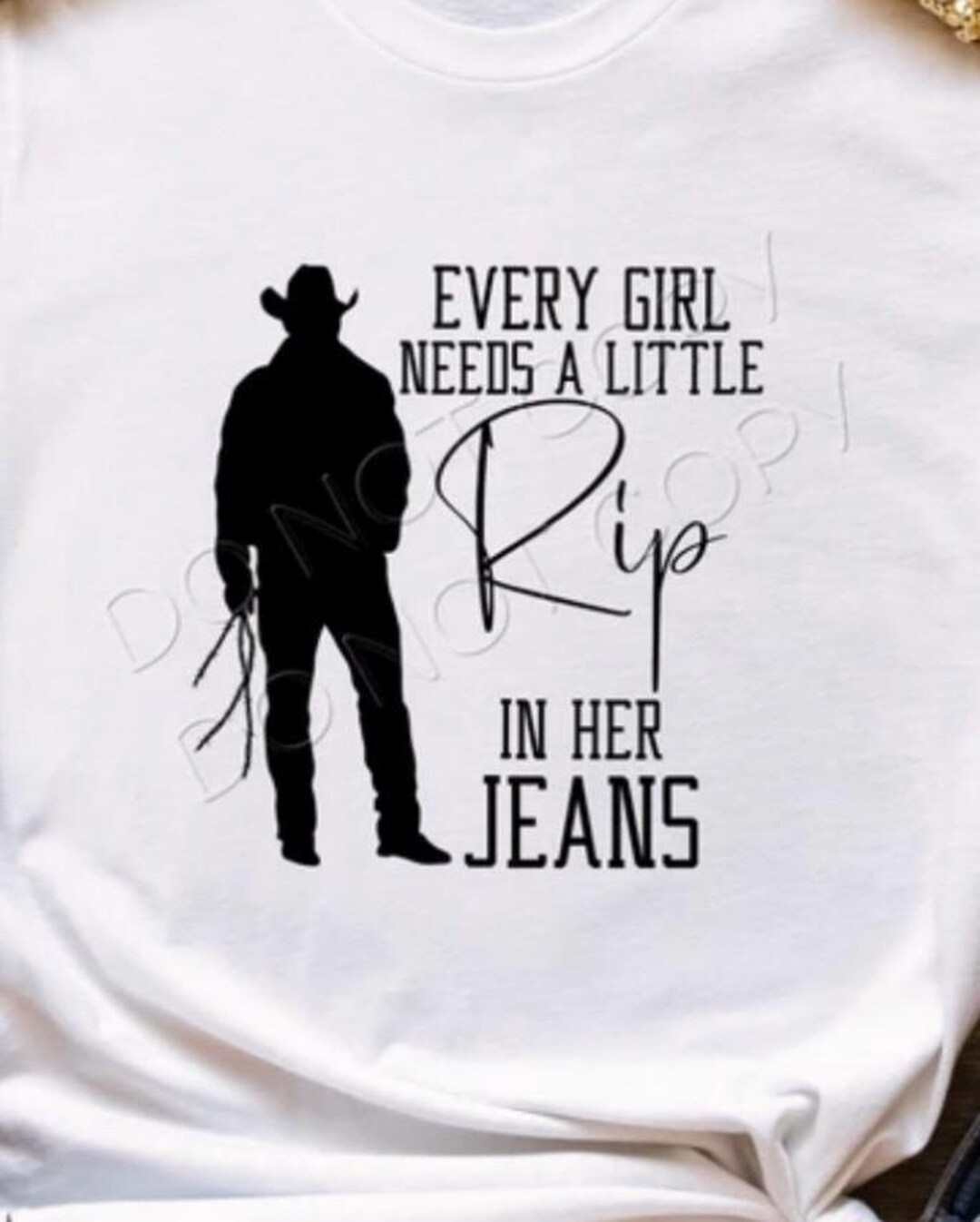 Every Girl Needs a Little Rip in Her Jeans - Etsy
