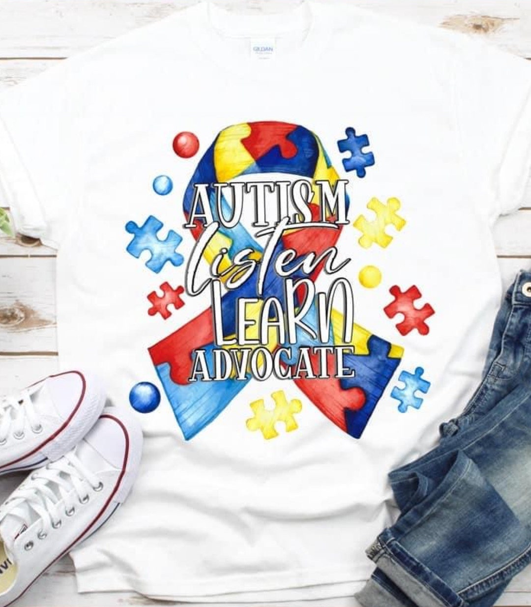 Autism, Listen, Learn, Advocate - Etsy