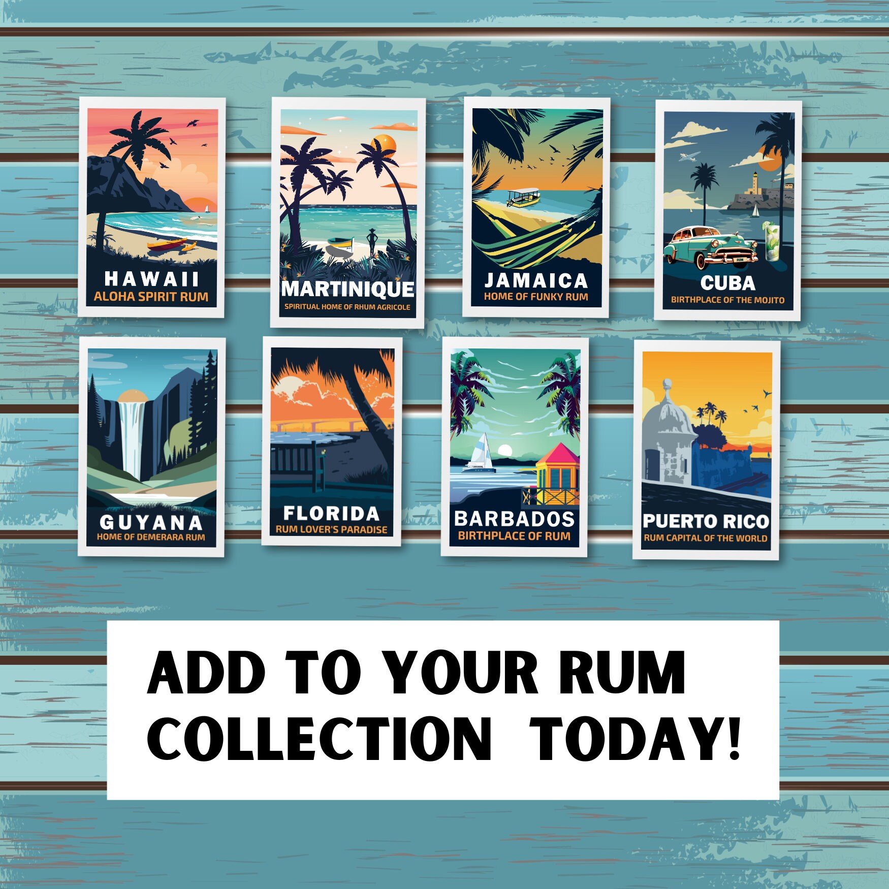 Jamaica Rum Distilleries Map Poster Caribbean Gifts Rum Map - Etsy