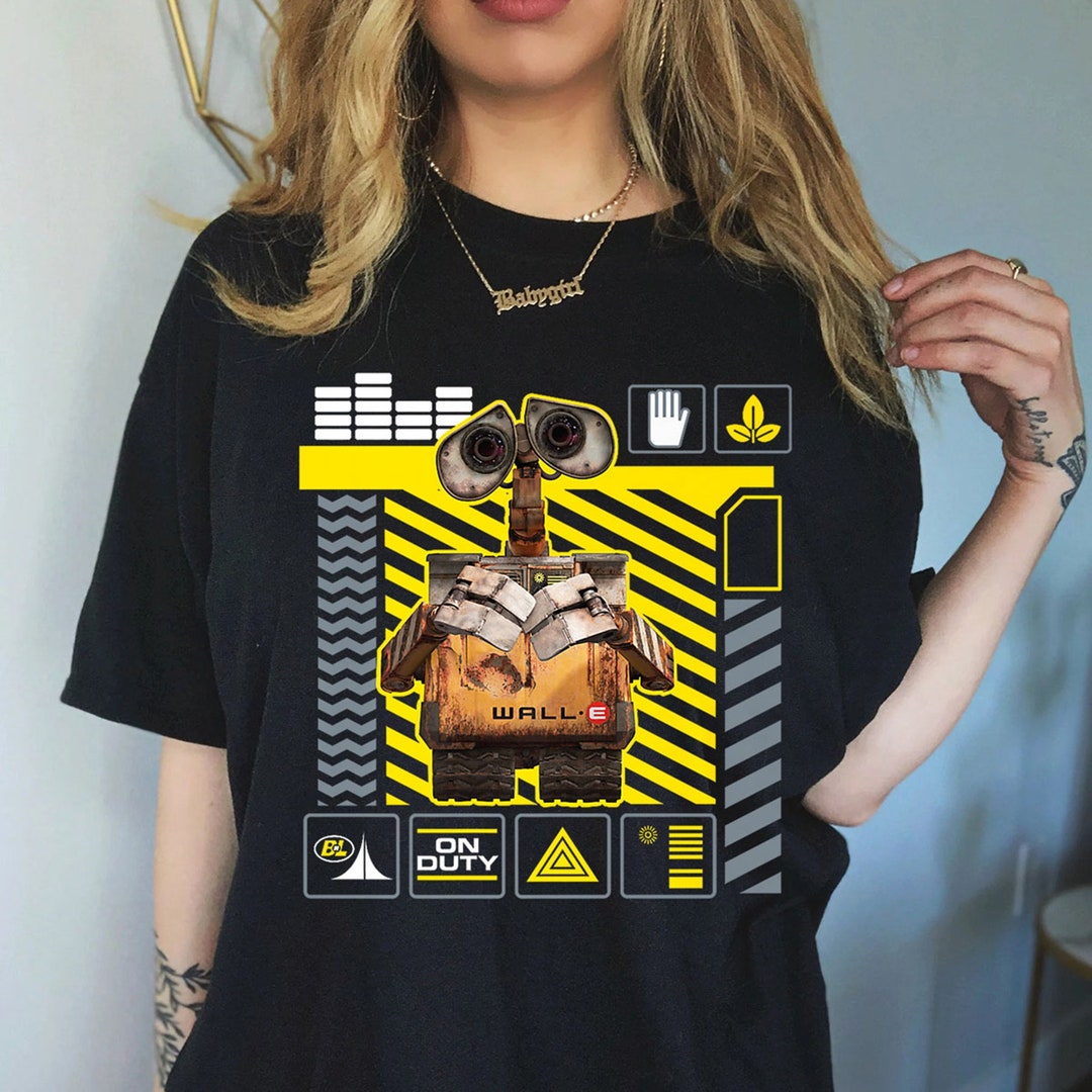 Wall-e Icon Grid Shirt Pixar Wall-e Movie Shirt Wall-e - Etsy