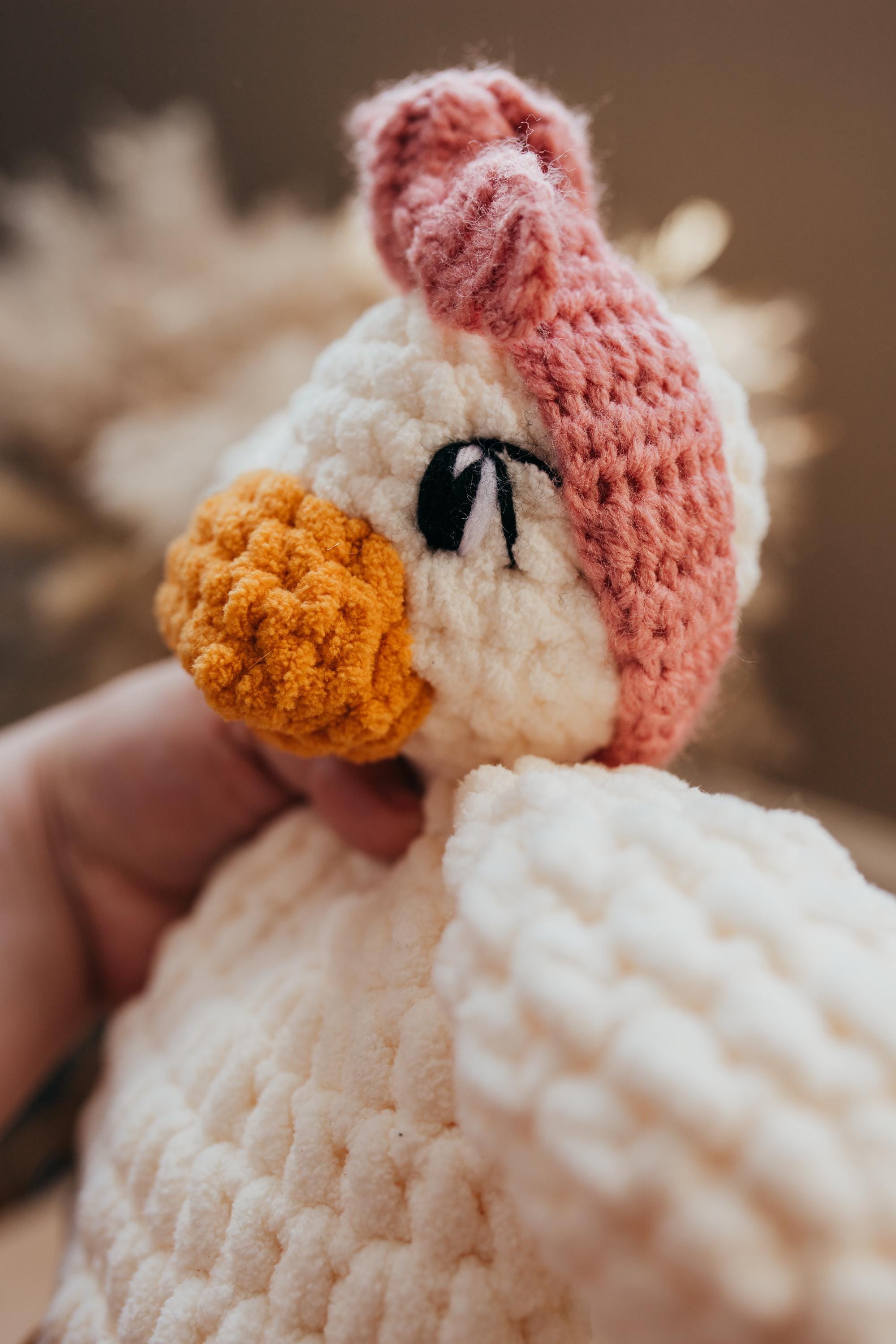 Handmade Della Duck Crochet Snuggler | Handmade Duck | Duck With ...