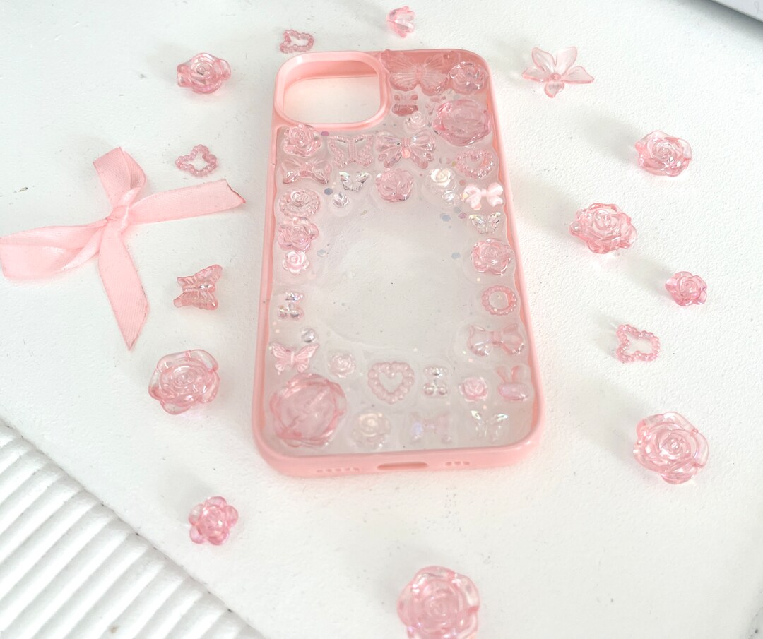 Resin Phone Case - iPhone and Other Case Decoden - Etsy