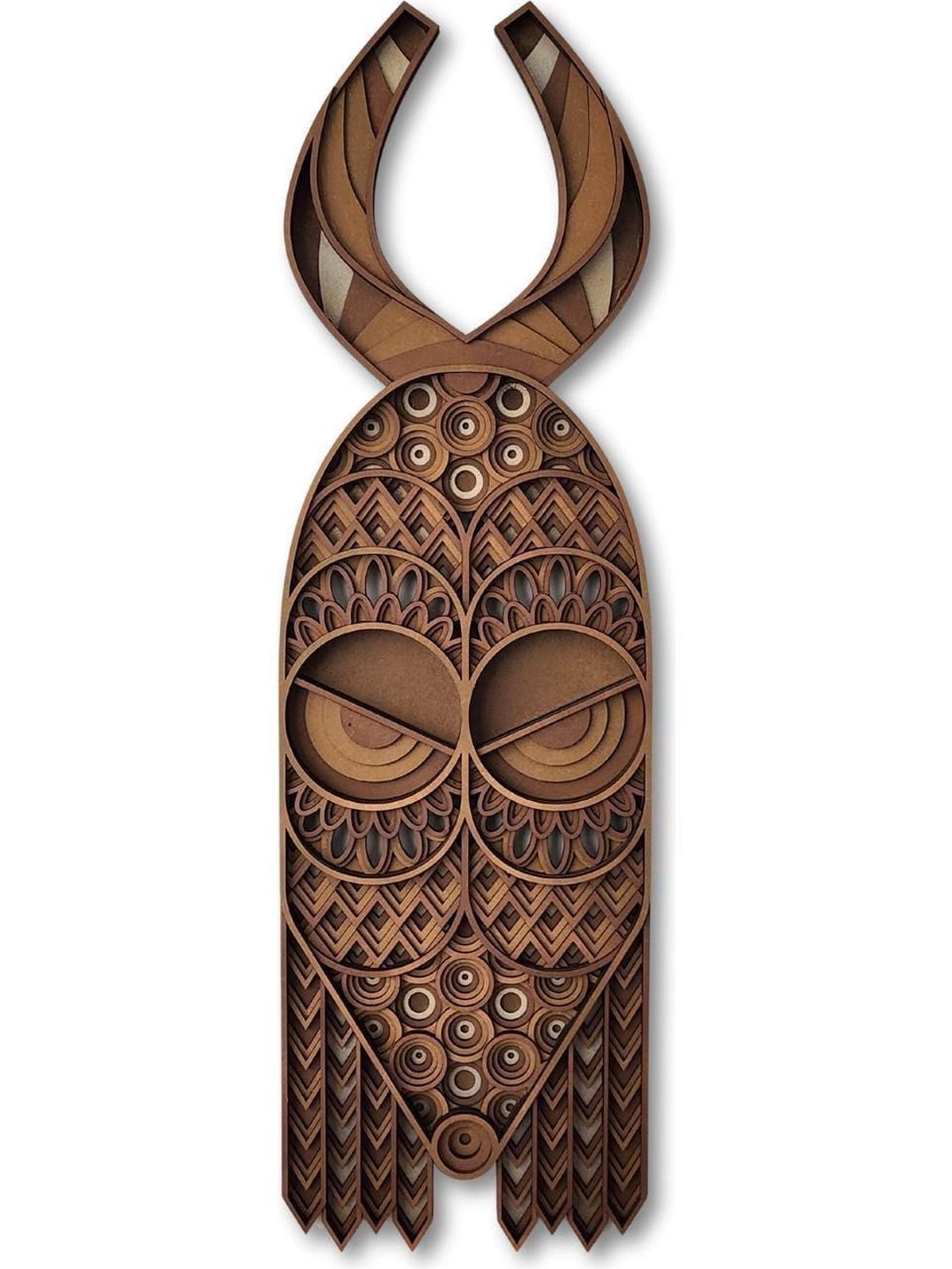 African Mask Decor for Wall Art Totem Wall Decor Wooden Modern ...