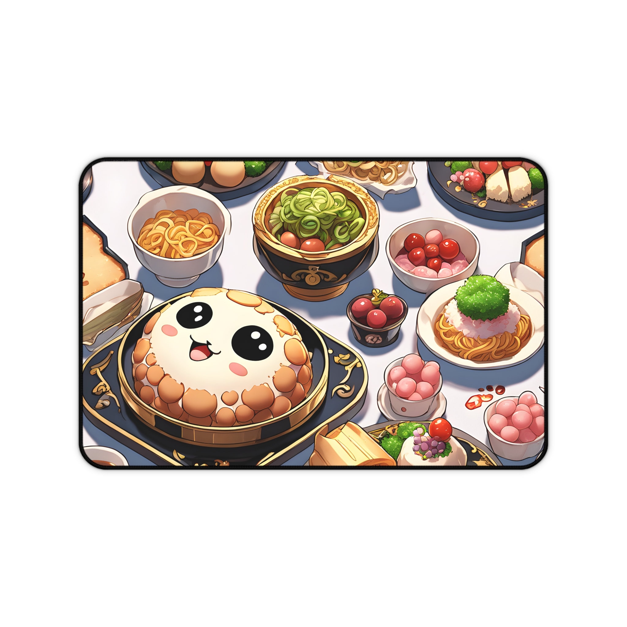 Anime Food Kawaii Desk Mat, Kawaii Cosmic Themed Gaming Mouse Pad, Pink ...
