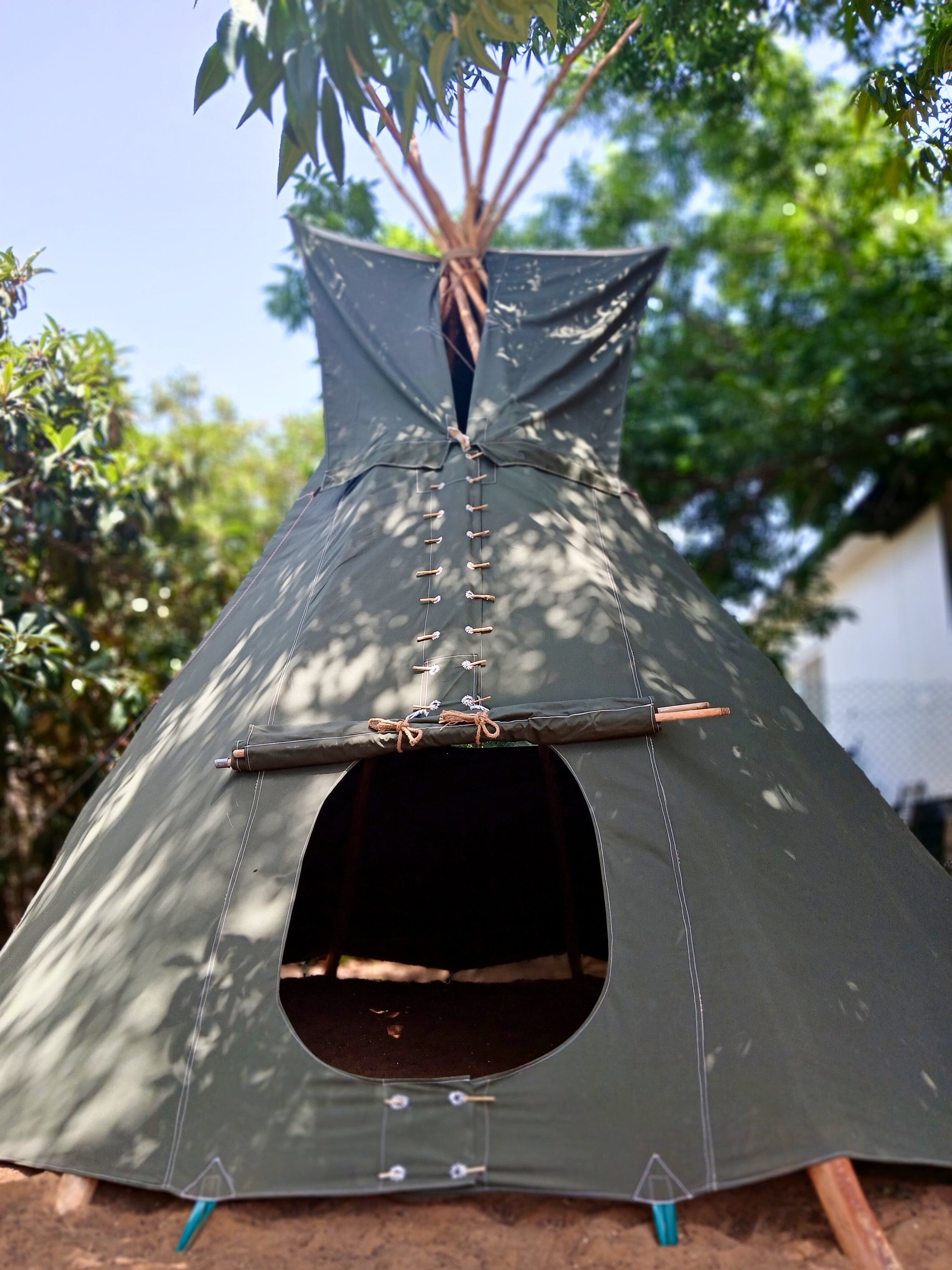 Durable Tipi Cover for Eco-friendly Living and Sacred Gatherings - Etsy