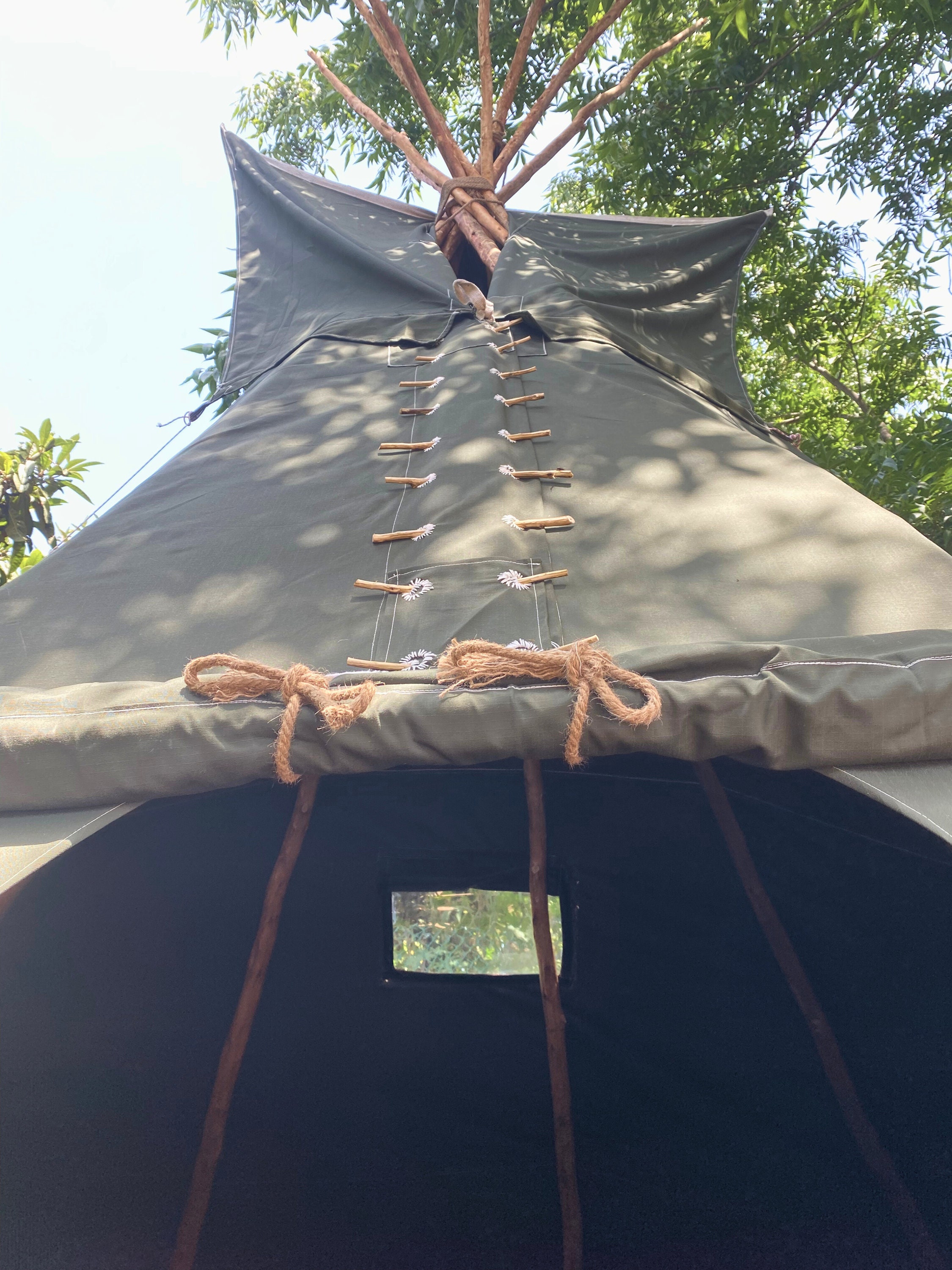 Durable Tipi Cover for Eco-friendly Living and Sacred Gatherings - Etsy
