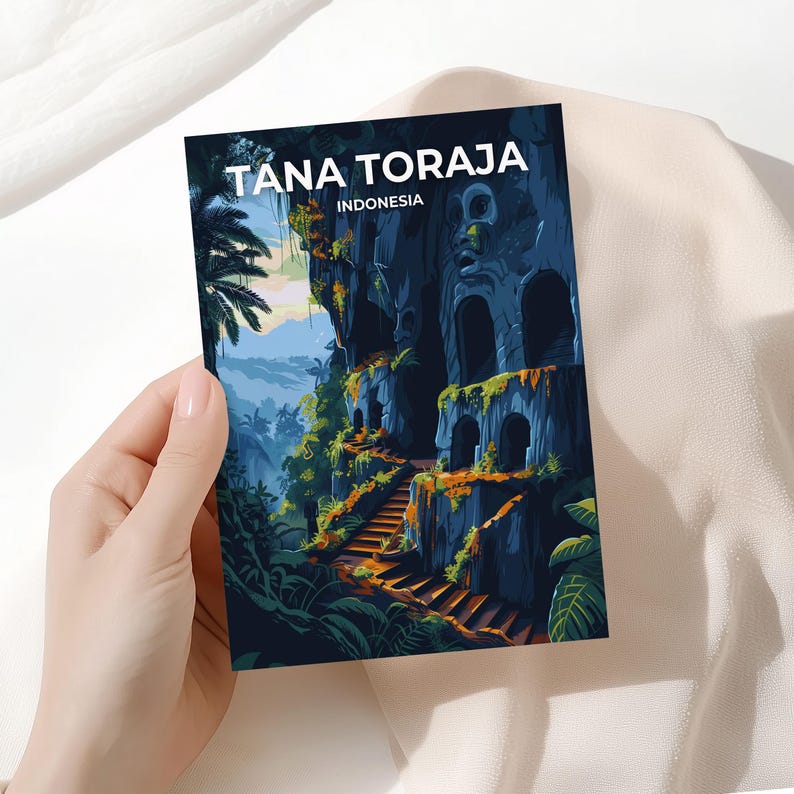Tana Toraja Poster: Indonesia Travel Art (framed or Digital Download ...