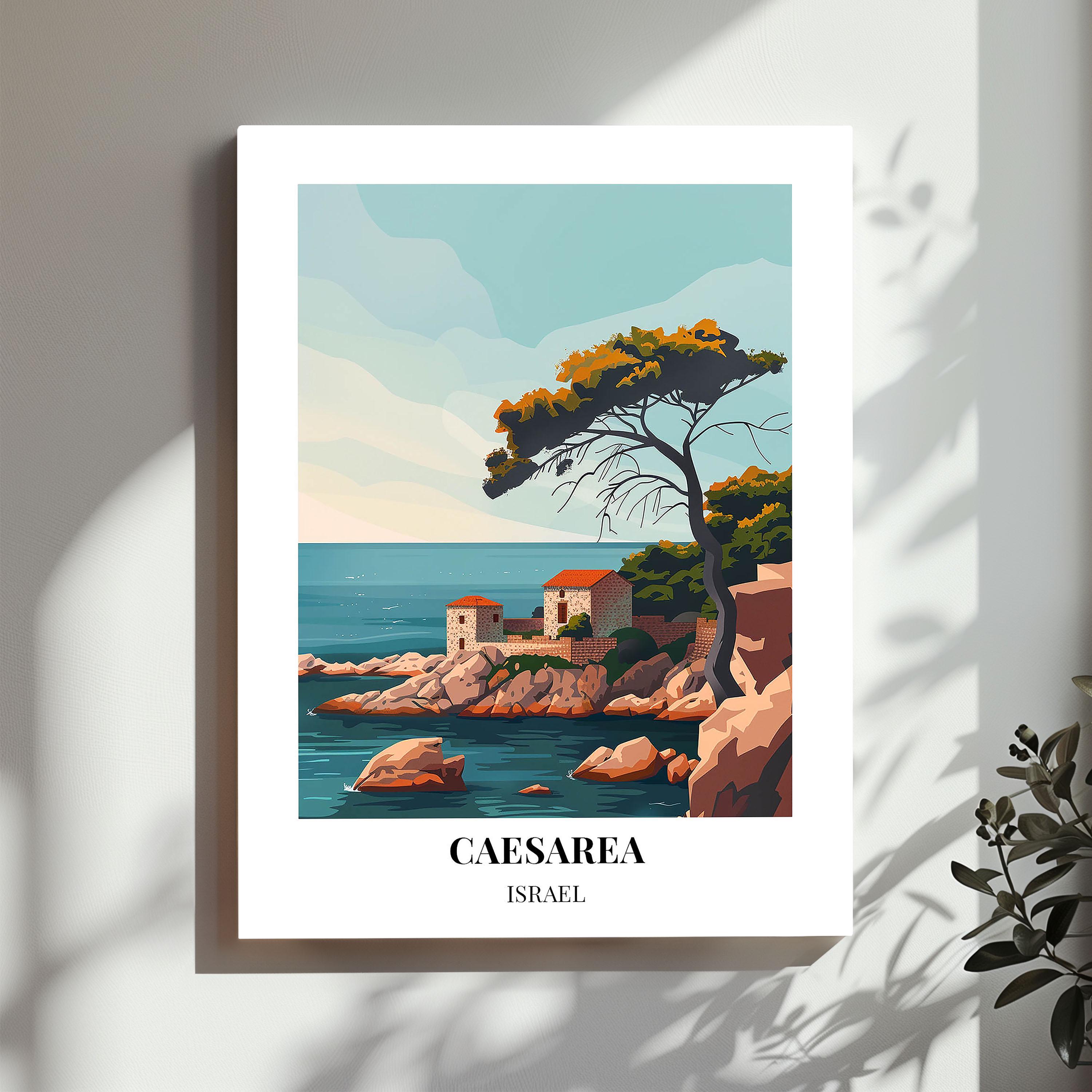 Caesarea Poster: Israel Travel Wall Art (framed or Digital Download) - Etsy
