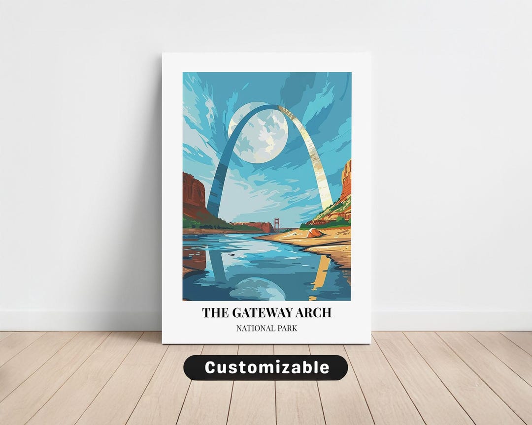 The Gateway Arch, National Park Travel Canvas , the Gateway Arch ...