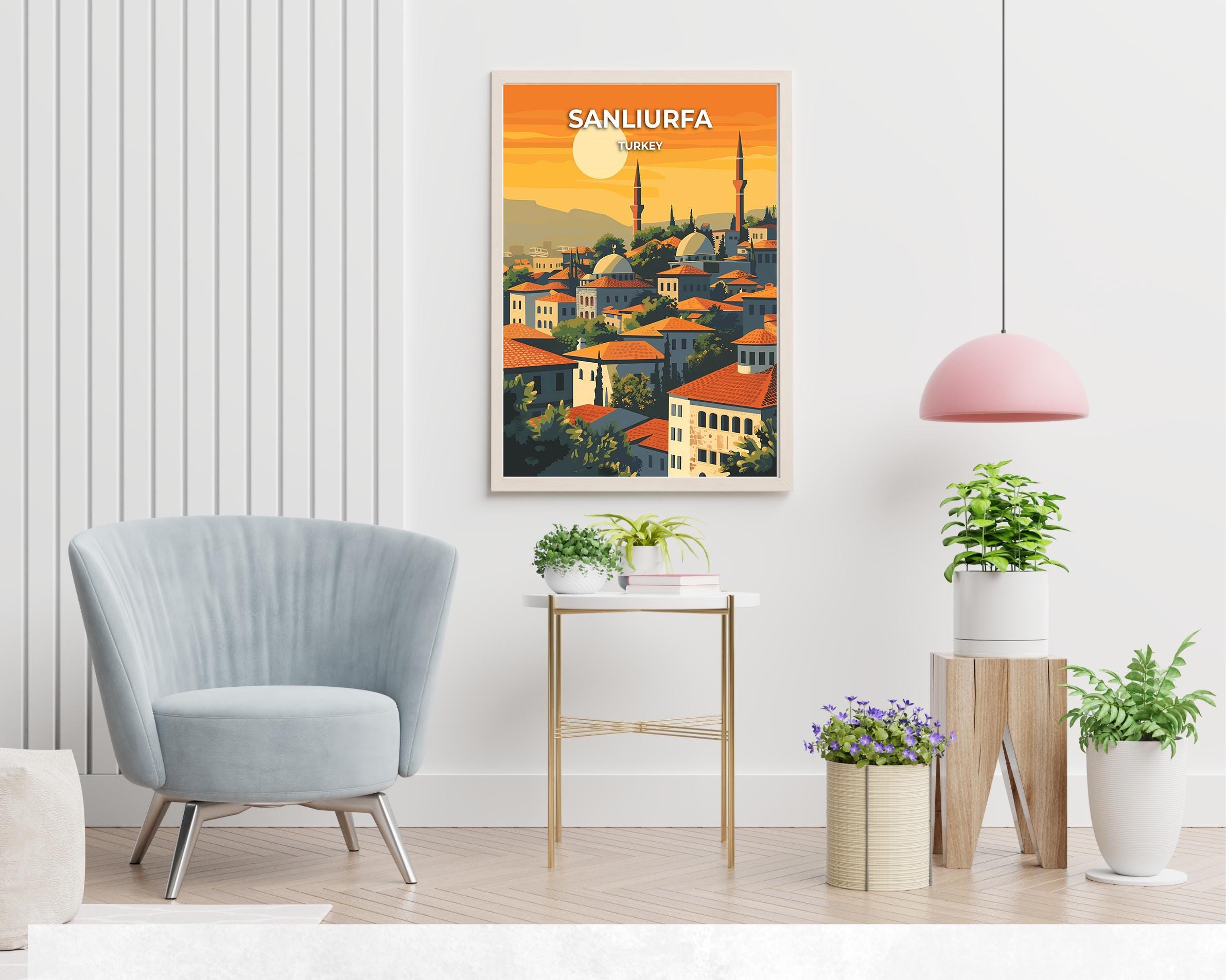 Göbekli Tepe Travel Print Wall Art, Şanlıurfa Turkey City Print ...