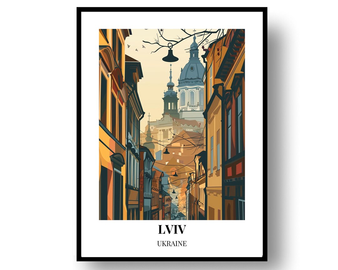 Lviv Travel Art: Canvas and Poster Prints (framed or Digital) - Etsy
