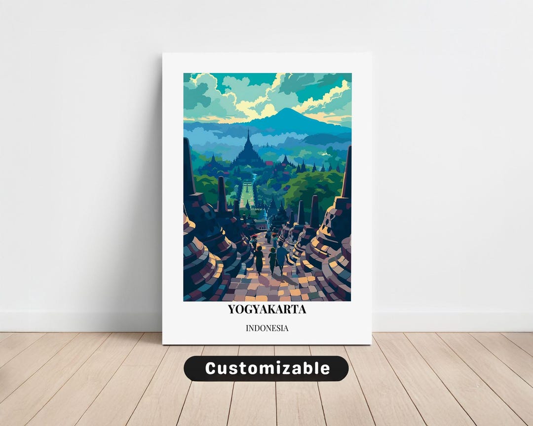 Yogyakarta, Indonesia Travel Canvas , Yogyakarta, Indonesia Travel ...