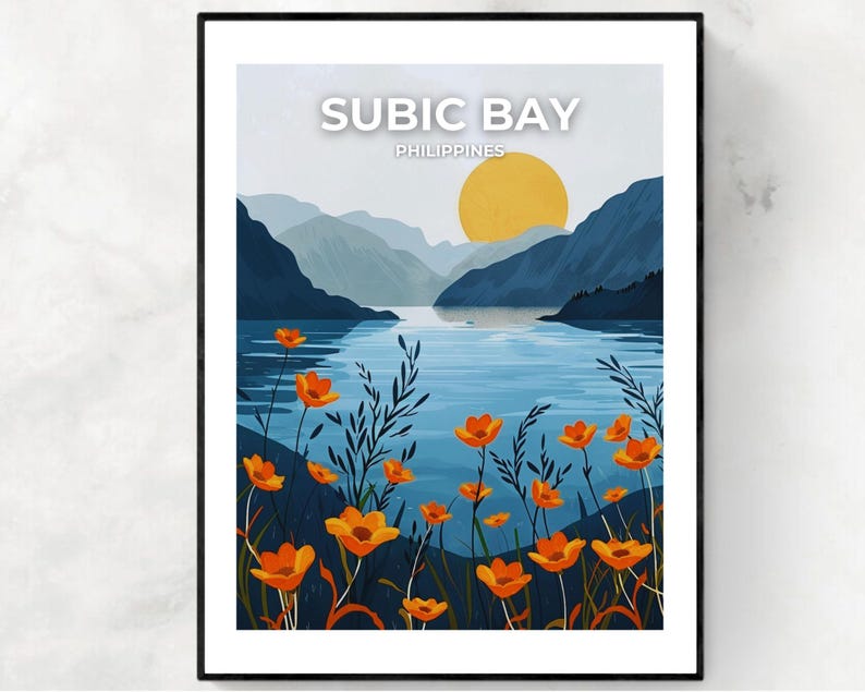 Ocean Adventure Travel Print Wall Art, Subic Bay - Philippines City ...