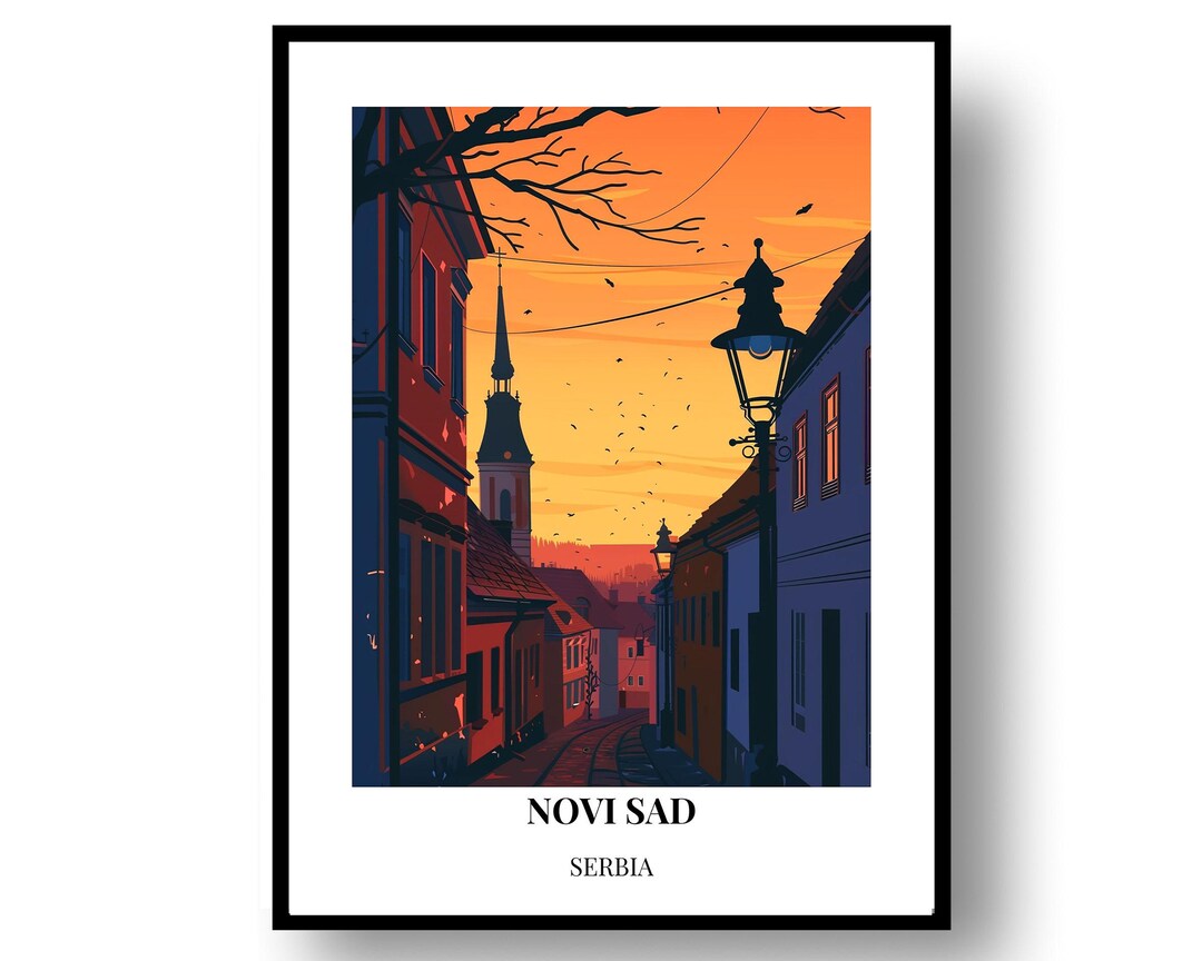 Novi Sad Serbia Poster: Travel Wall Art (canvas Framed or Digital) - Etsy