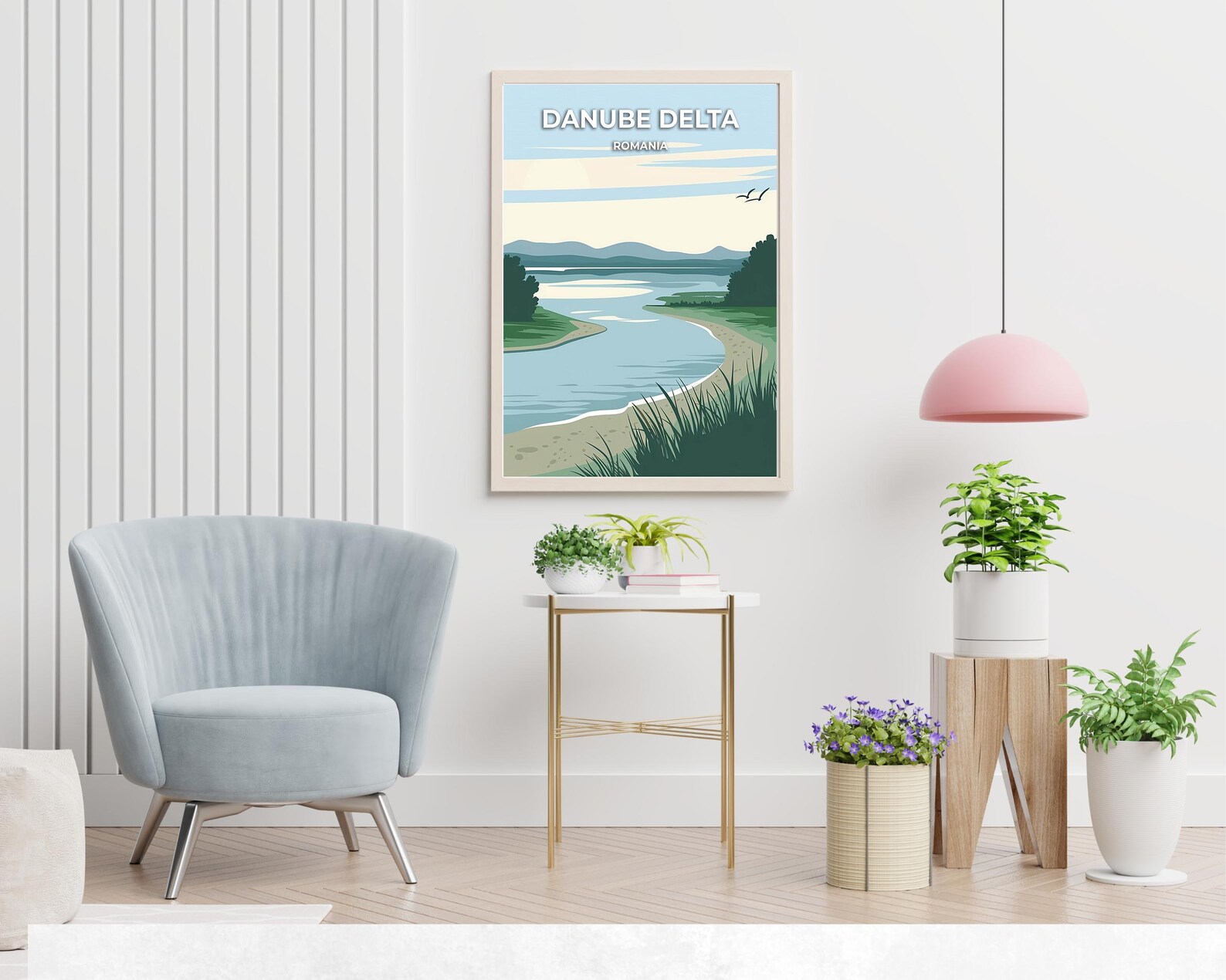 Danube Delta Biosphere Reserve Travel Print Wall Art, Danube Delta ...
