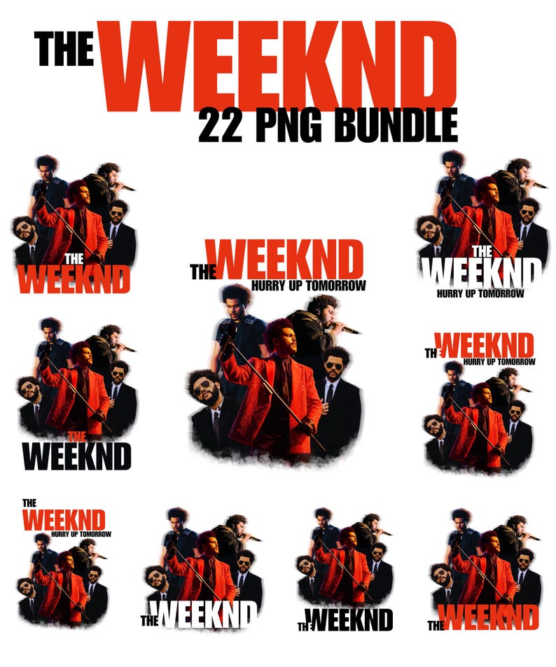 The Weeknd PNG Download - Etsy