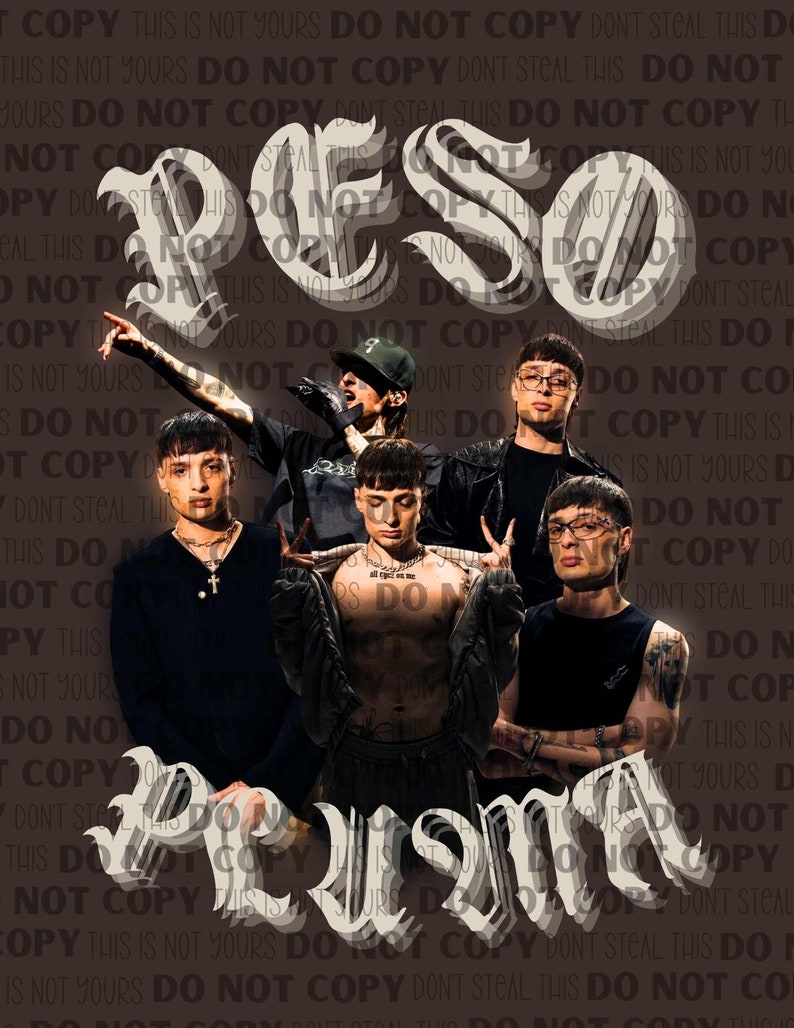Peso Pluma 8 PNG Bundle - Etsy