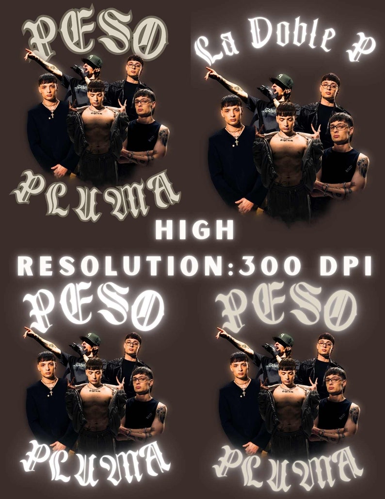 Peso Pluma 8 PNG Bundle - Etsy