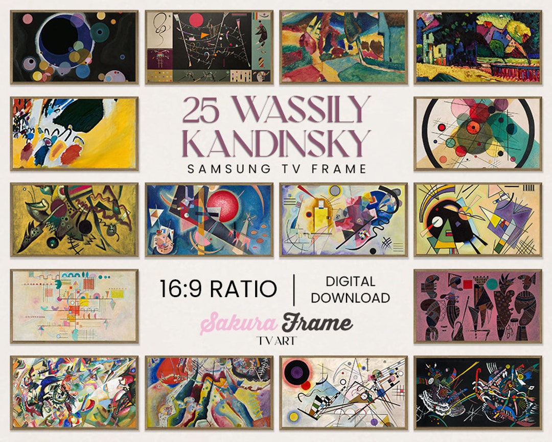 25 Wassily Kandinsky Art 4k Samsung Frame TV Art Collection, Frame TV ...